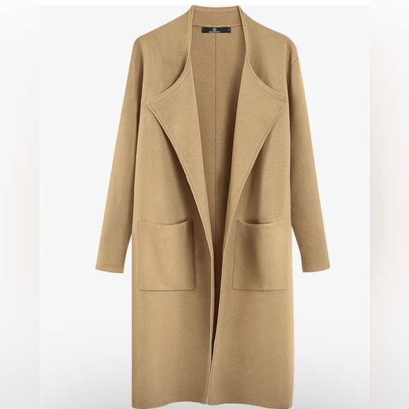 Sweaters | Nwt Long Wool Cardigan Sweaters Oversized Fall Dressy ...